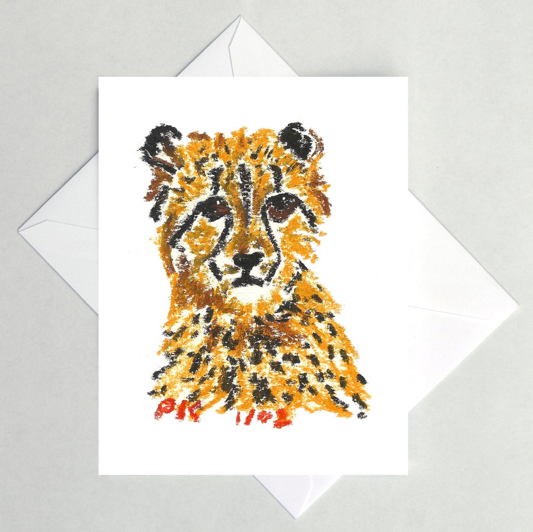Cartes de note de cub de guépard - Etsy France
