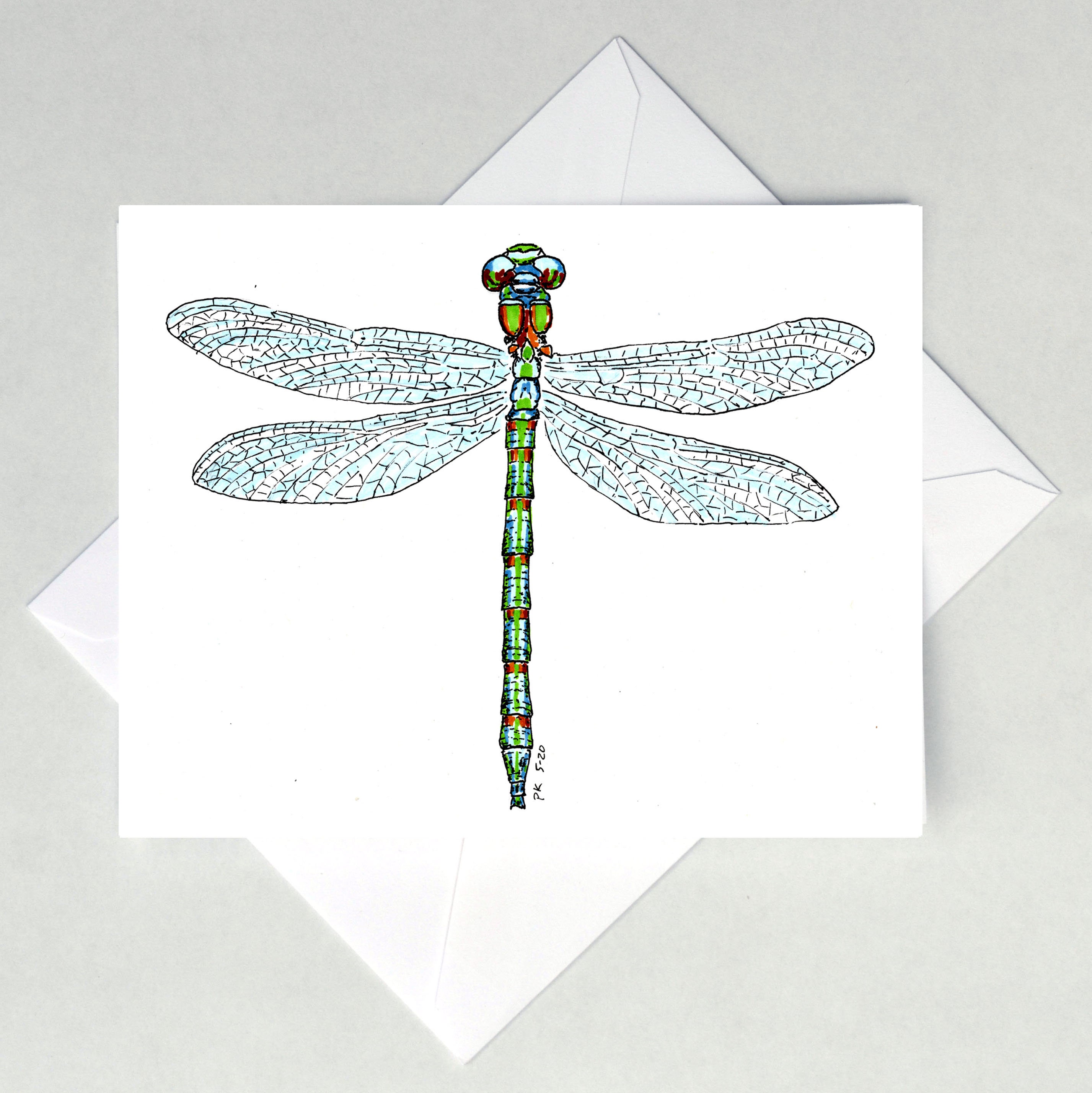 Dragonfly Note Cards - Etsy