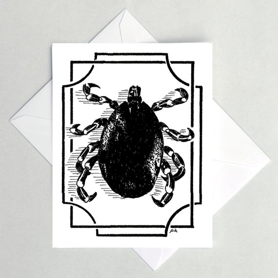 Tick Note Cards | Etsy