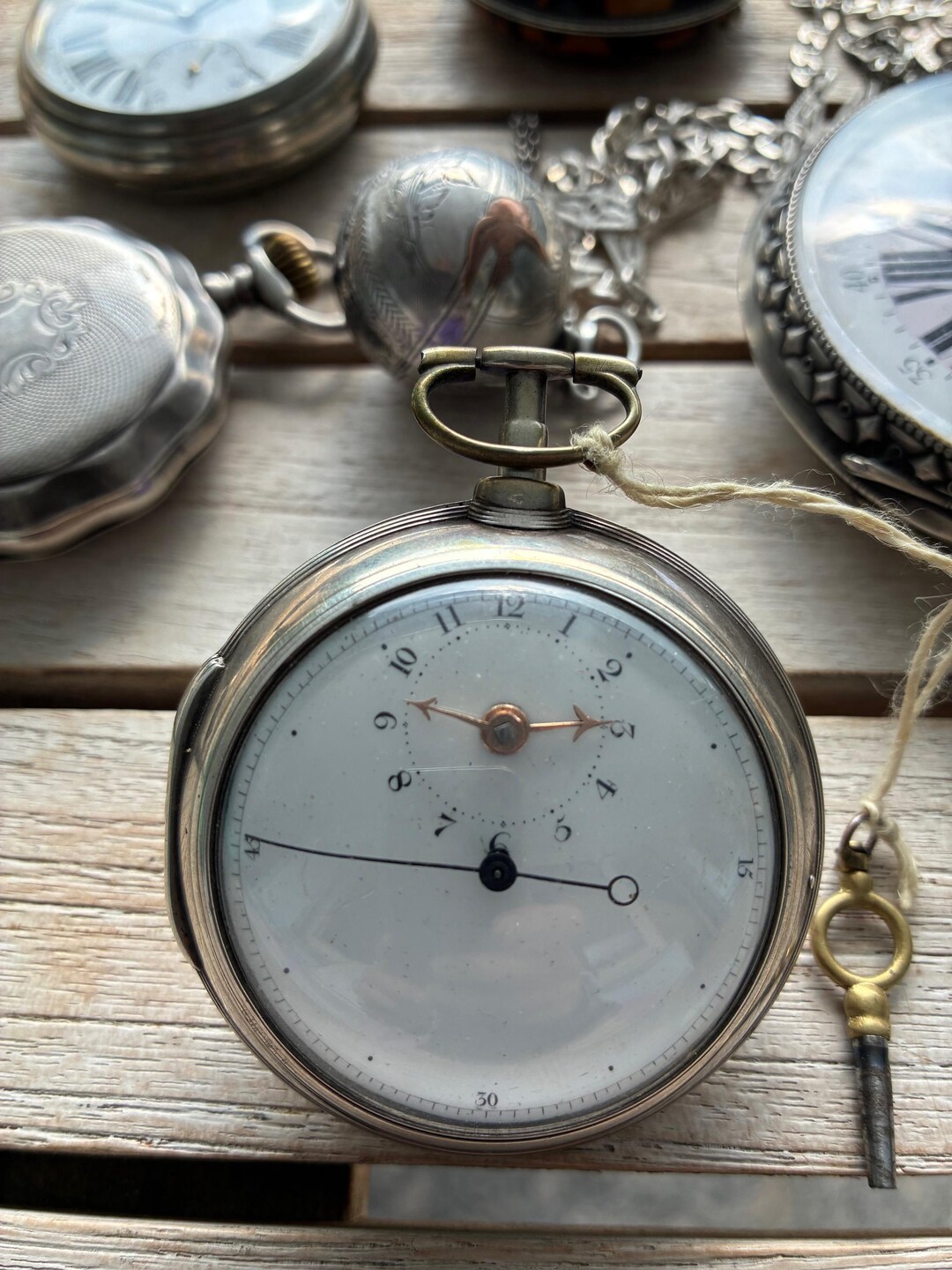 English Sterling Silver Pocket Watch – Wm Robinson Liverpool (c.1820-35 ...