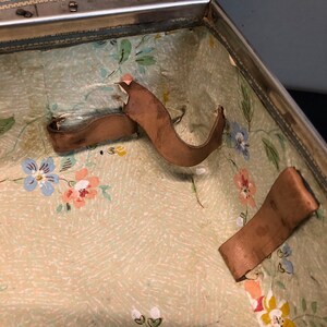 Vintage Cardboard Travel Case, Briefcase, Python Effect, Tourist ...