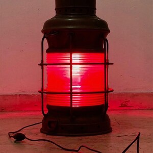 Red Marine Light Old Naval Lantern Position Light for Ship - Etsy