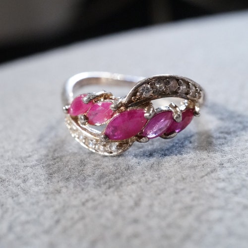 Two Birds Ring Sterling Silver Ring Dainty Thin Ring | Etsy