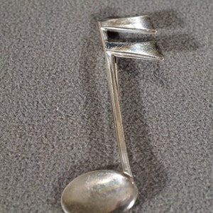 Vintage Art Deco Style Sterling Silver Music Note 7 Grams Pin Brooch ...
