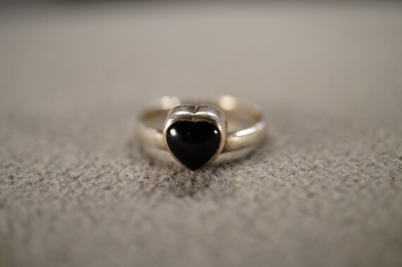 Vintage Wedding Band Stacker Design Ring Sterling Sil… - Gem