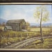 Landscape Old Barn Original Oil on Canvas Signed by Artist - Etsy