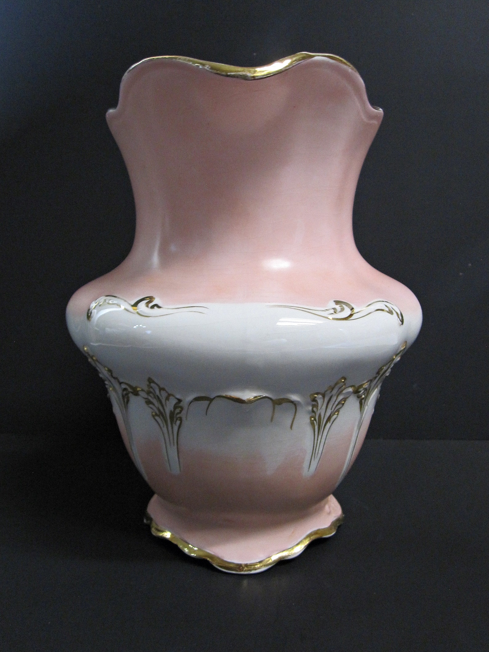 Antique East Palestine Pottery E.P.P. Co. Pink with Gold Trim | Etsy