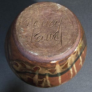 Handcrafted Stoneware Vessel by Nancy Pawel, San Antonio, Texas (1928 ...