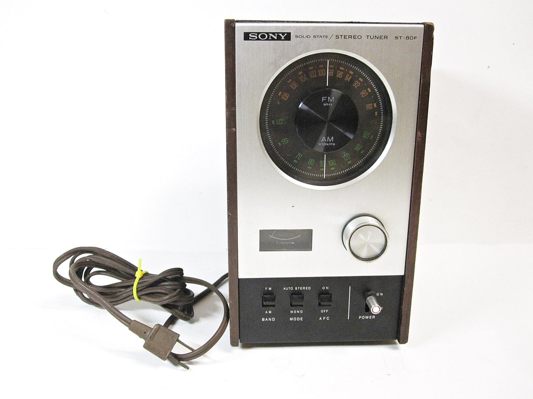 Sony ST-80F Vintage Solid State Stereo Tuner Untested Sold - Etsy