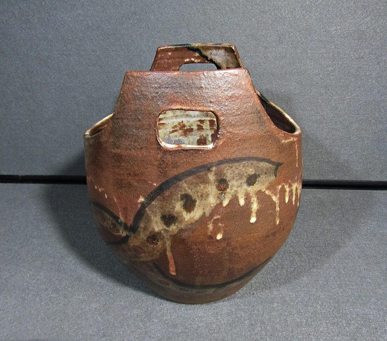 Handcrafted Stoneware Vessel by Nancy Pawel, San Antonio, Texas (1928 ...