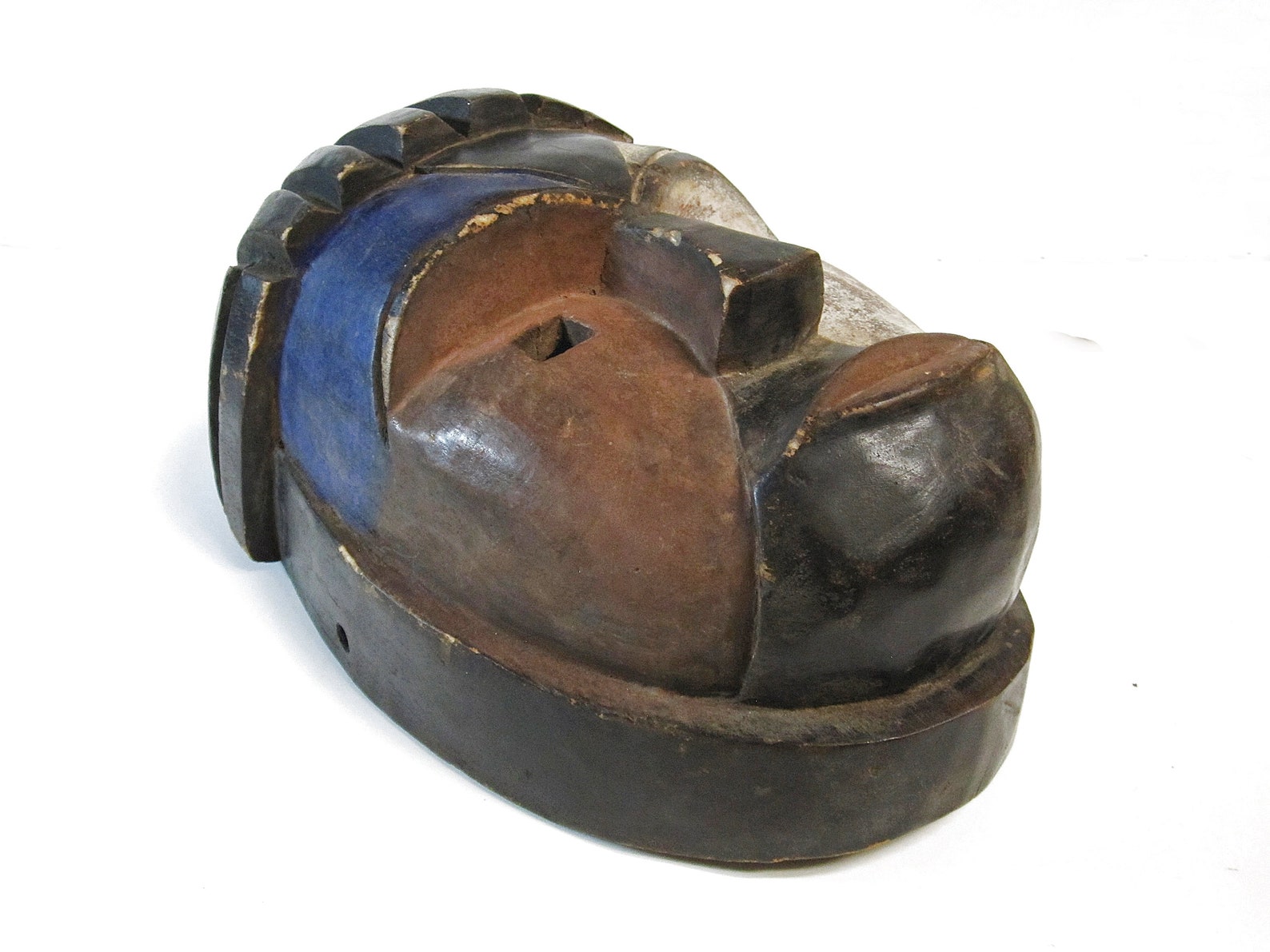 African Hand Carved Wooden Wearable Face Life Sized Mask Wall - Etsy