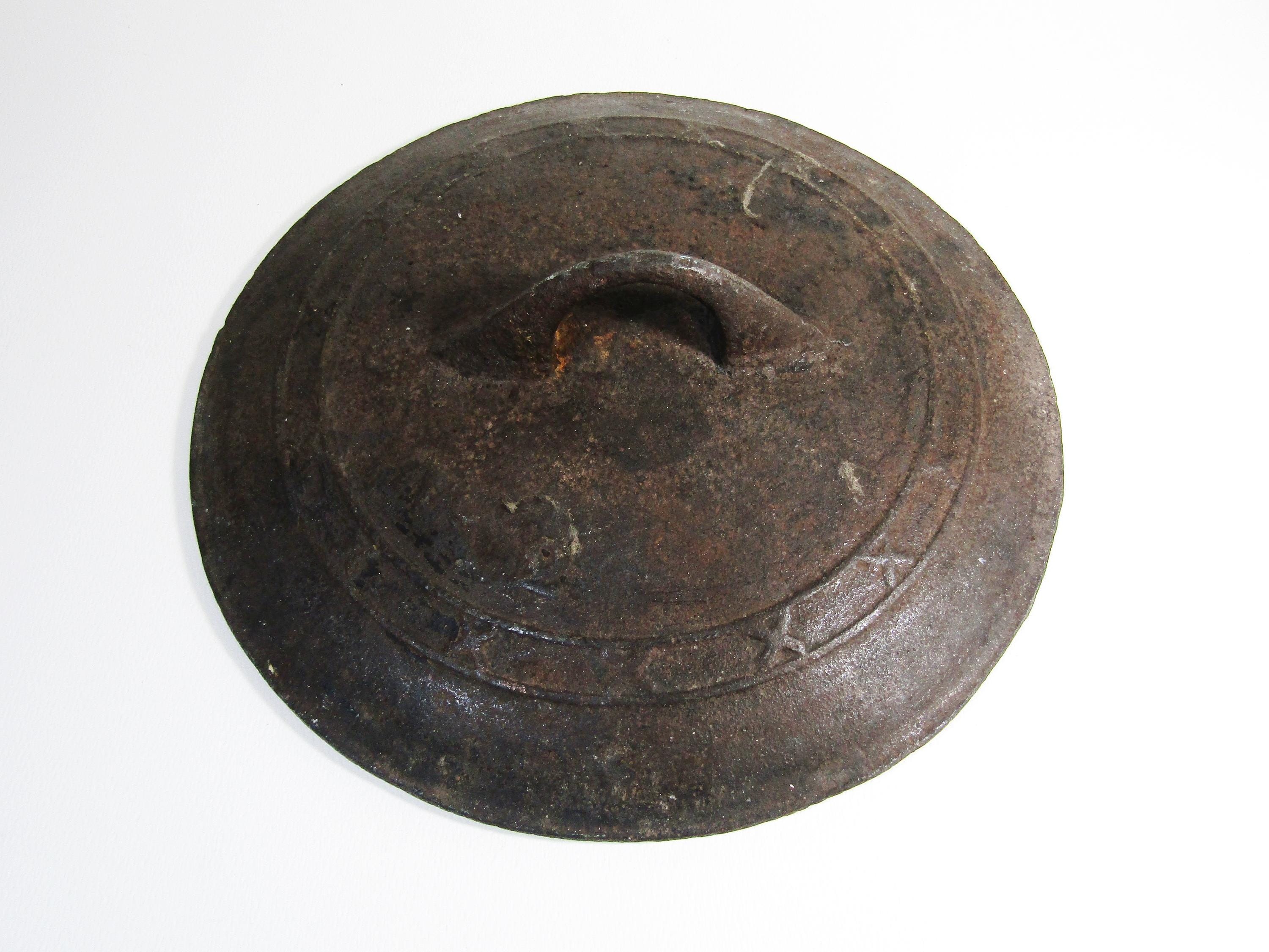 Antique Cast Iron Lid, Star Design, Cookware Replacement (10 5/8-10 3/4 ...