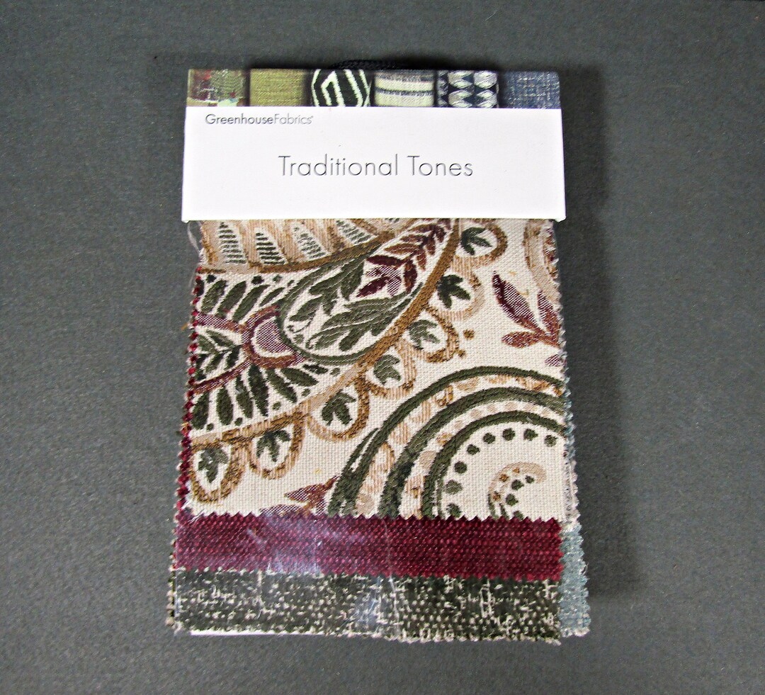 Greenhouse Fabrics Upholstery Sample Book: Traditional Tones E72 ...