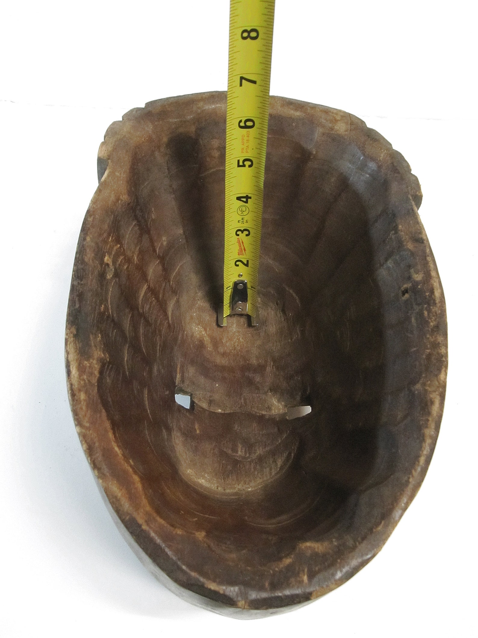 African Hand Carved Wooden Wearable Face Life Sized Mask Wall - Etsy