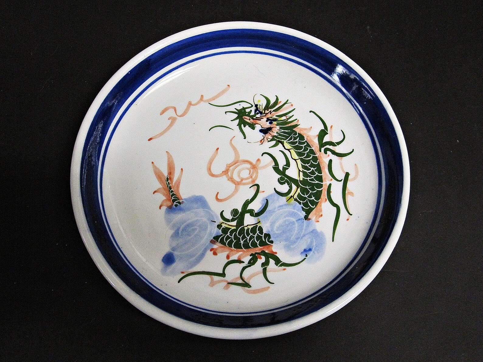 Old Hand Painted Three Clawed Dragon Chinese Teapot With - Etsy