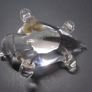 Vilca Atelier Crystal Italy Art Glass TURTLE Figurine Paperweight ...