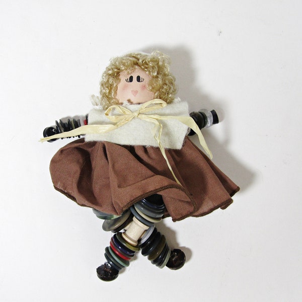 Button Doll - Etsy