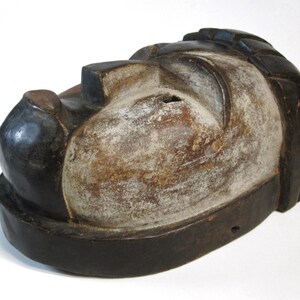 African Hand Carved Wooden Wearable Face Life Sized Mask Wall Art - Etsy