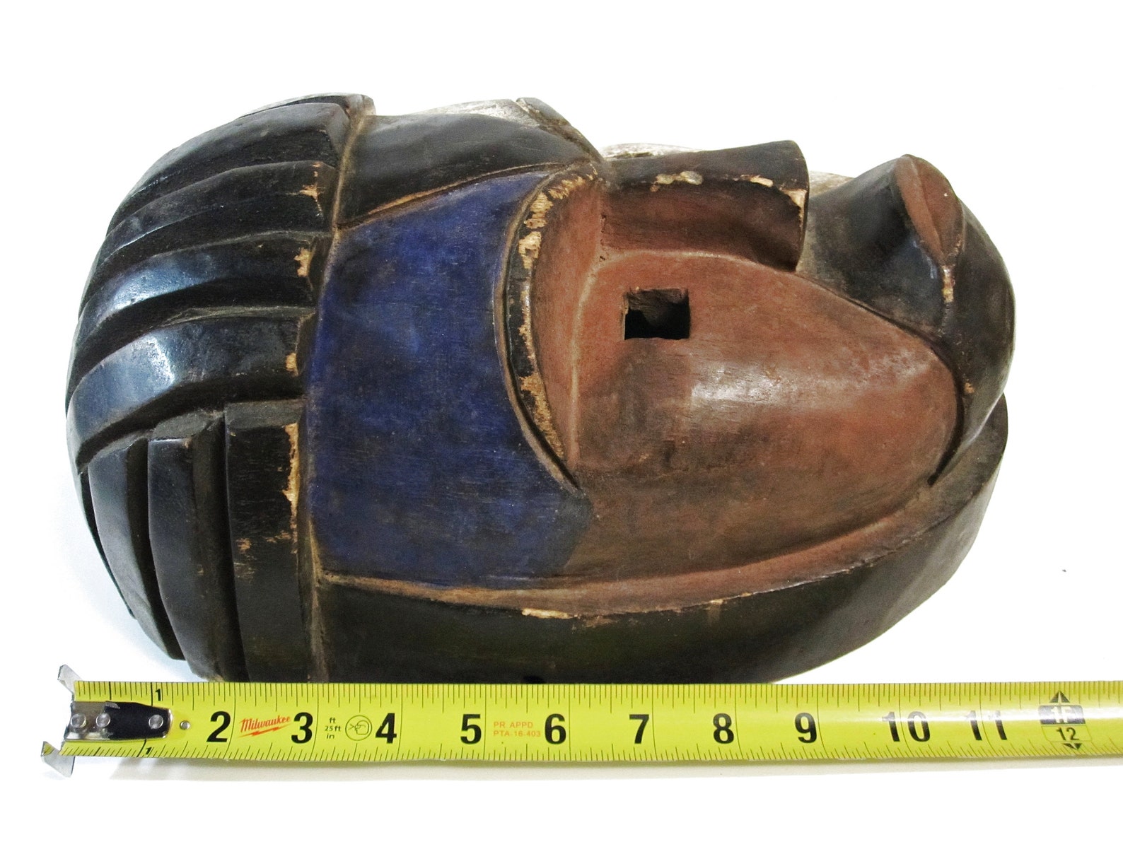 African Hand Carved Wooden Wearable Face Life Sized Mask Wall - Etsy