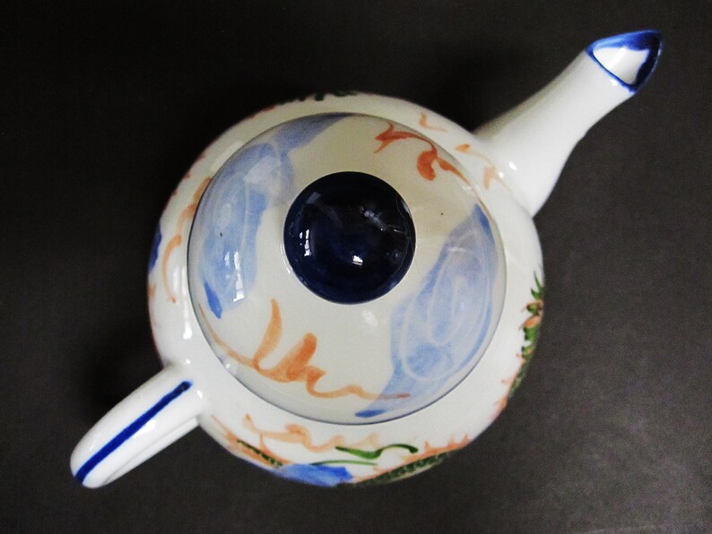 Old Hand Painted Three Clawed Dragon Chinese Teapot With - Etsy