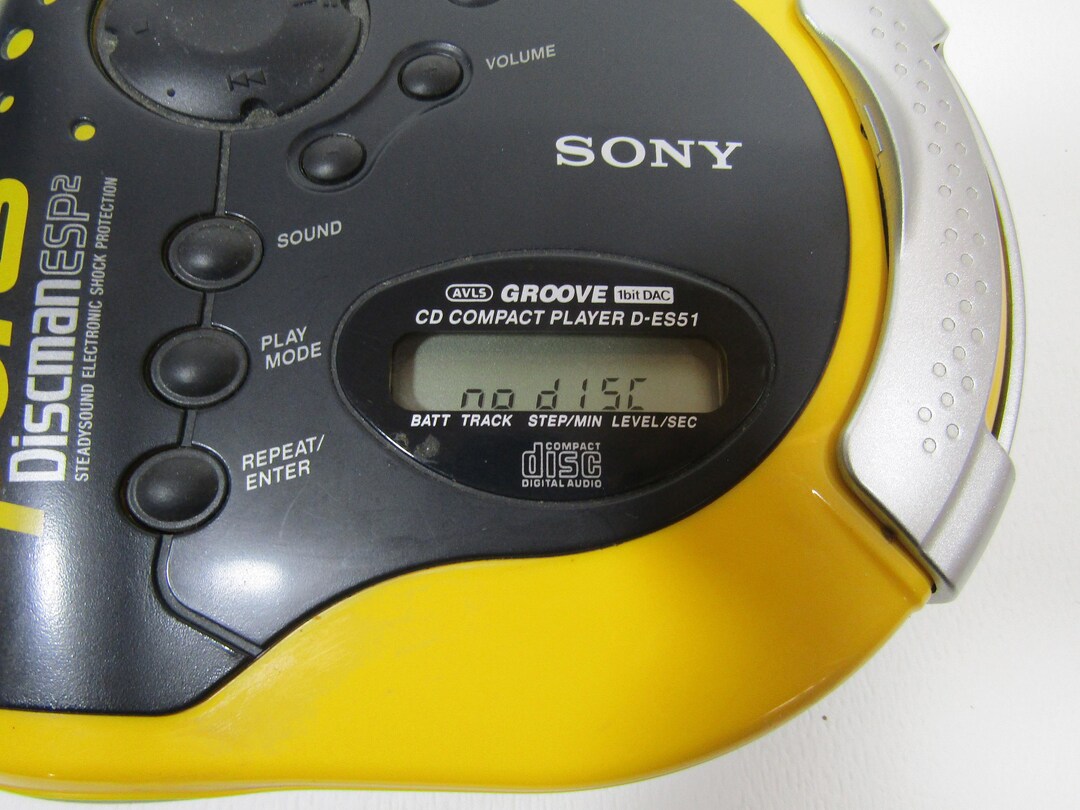 Vintage Sony Sports Discman ESP2 CD Player D-ES51 Sold for Parts ONLY ...