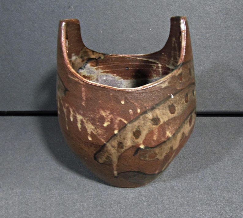 Handcrafted Stoneware Vessel by Nancy Pawel, San Antonio, Texas (1928 ...