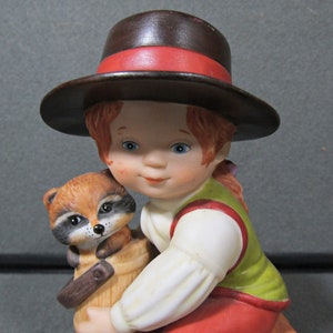 1985 Franklin Porcelain "hiram" Figurine by Debbie Bell Jarrett - Etsy