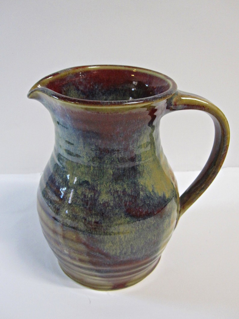 Jerry Kry JK Studio Art Pottery Ceramic Pitcher California - Etsy