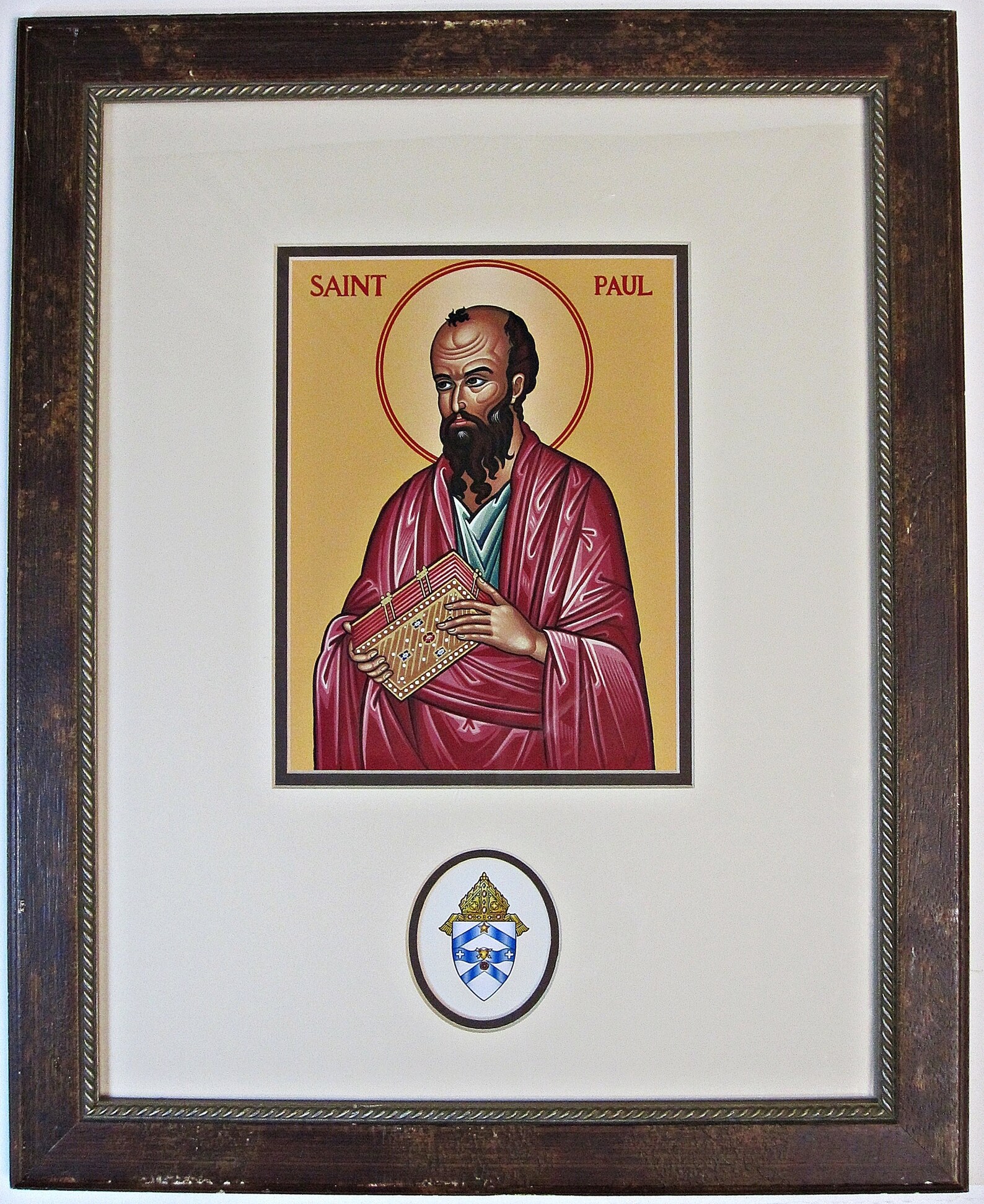 Saint Paul Icon Print – Diocese of Austin, Texas Custom Framed ...