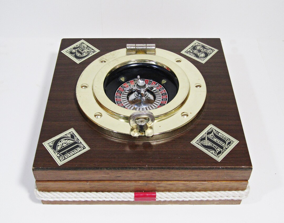 Rare Mid Century Japanese Marusho Mini Roulette Box – Vintage Nautical ...