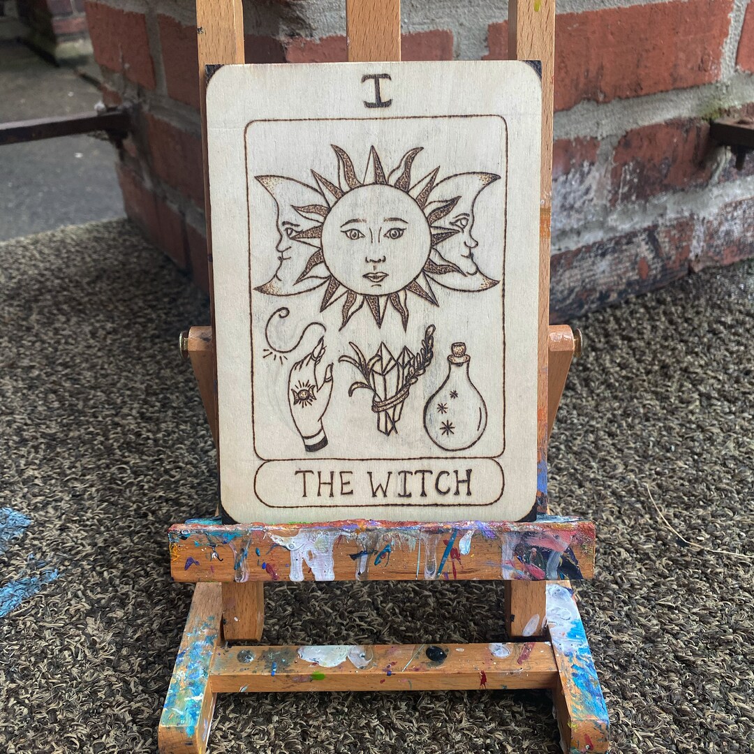 The Witch Tarot Card - Etsy