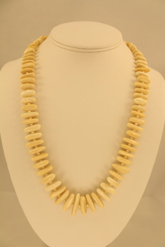 Bone Bead Necklace - Gem