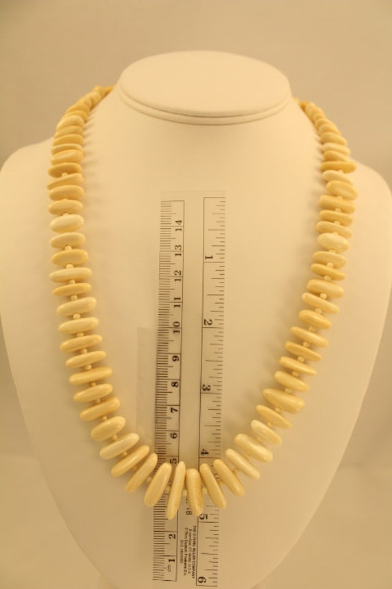 Bone Bead Necklace - Gem