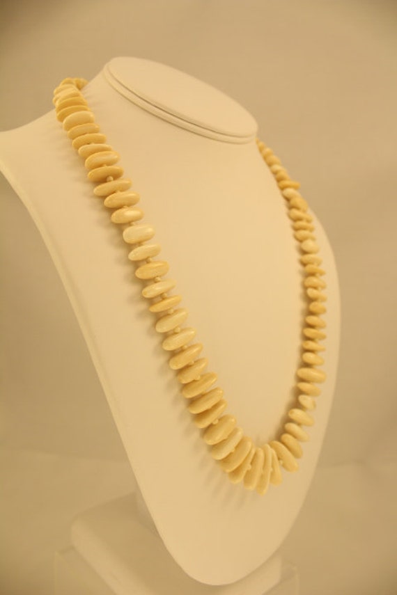 Bone Bead Necklace - Gem