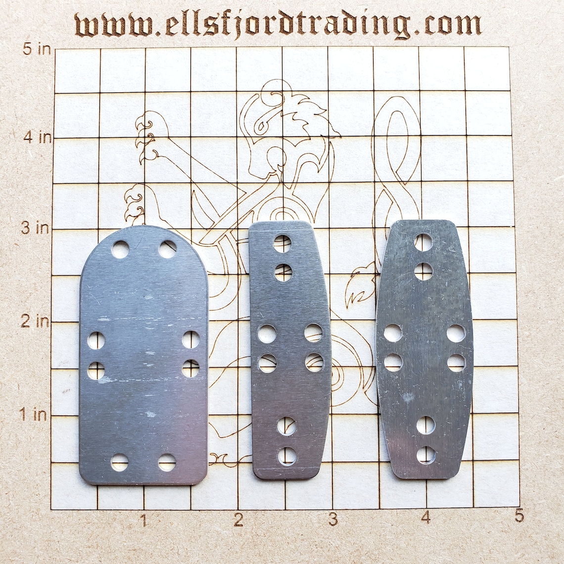 D Plate Lamellar CENTER – Aluminum for SCA Armor - Etsy