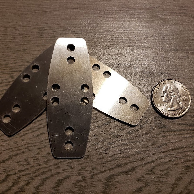 D Plate Lamellar CENTER Aluminum for SCA Armor - Etsy