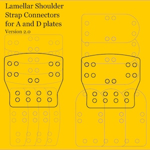 Lamellar Armor Shoulder Strap Connectors - Etsy