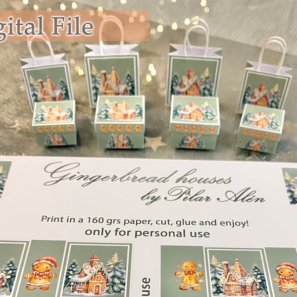 Miniature Christmas Printable - Etsy