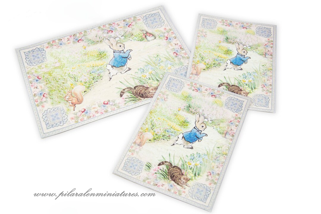 Peter Rabbit Carpet, Beatrix Potter Rug, Baby Nursery Carpet, for ...