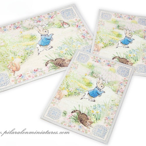 Peter Rabbit Carpet Beatrix Potter Rug Baby Nursery Carpet - Etsy