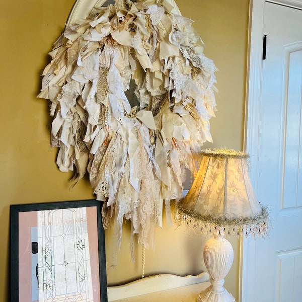 Fabric Wreath - Etsy