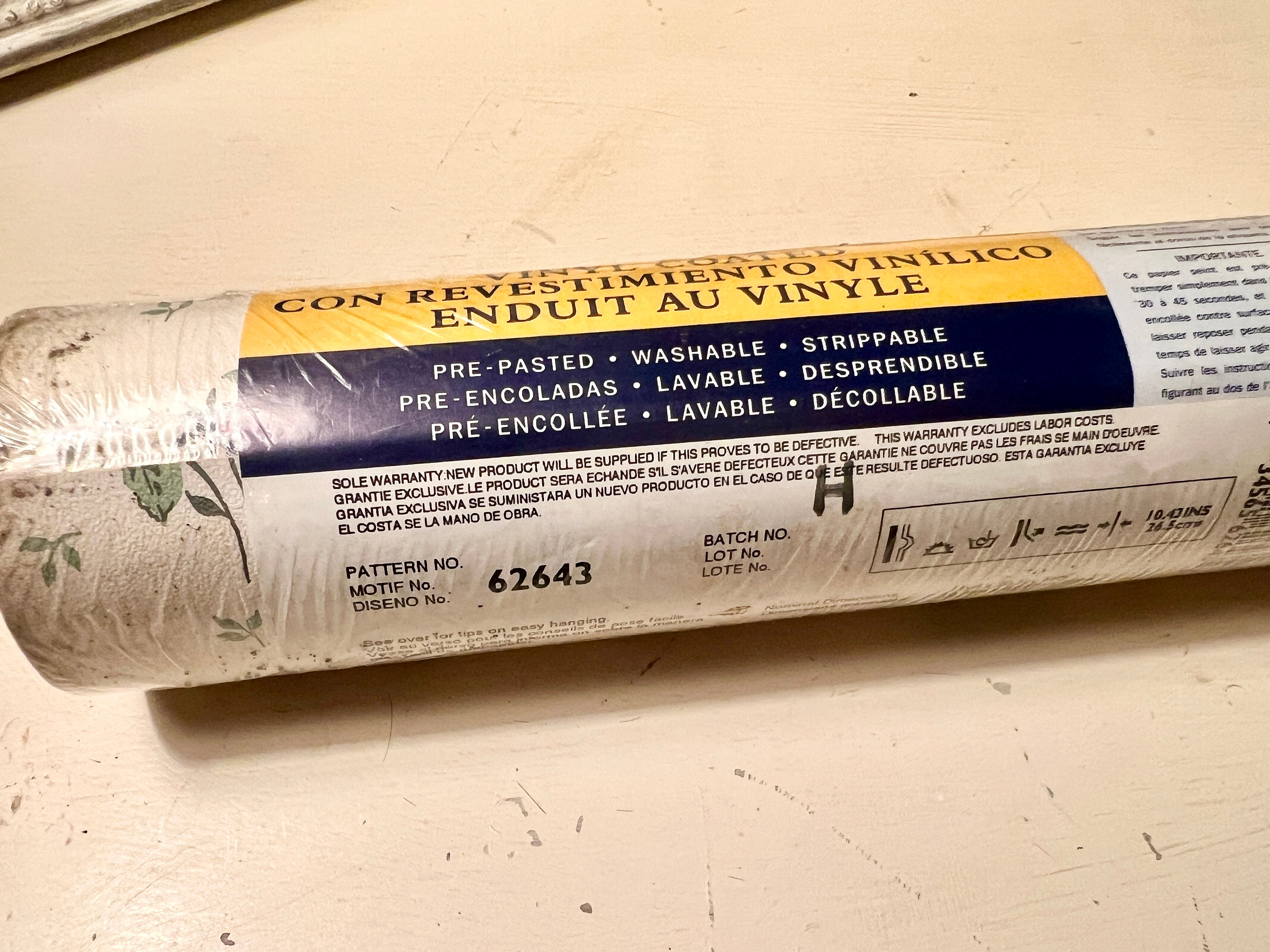 Vintage Wallpaper Roll - Etsy