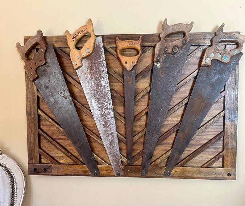 Vintage Hand Saws Wall Art - Etsy