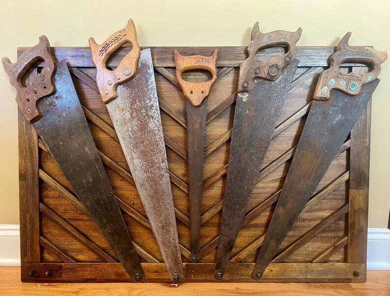 Vintage Hand Saws Wall Art - Etsy