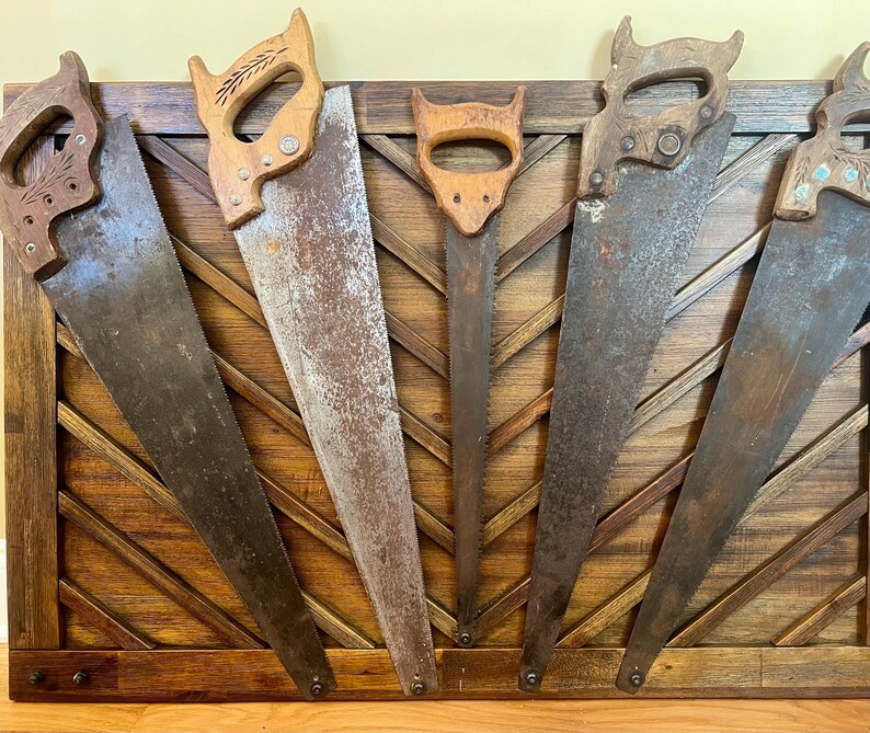 Vintage Hand Saws Wall Art - Etsy