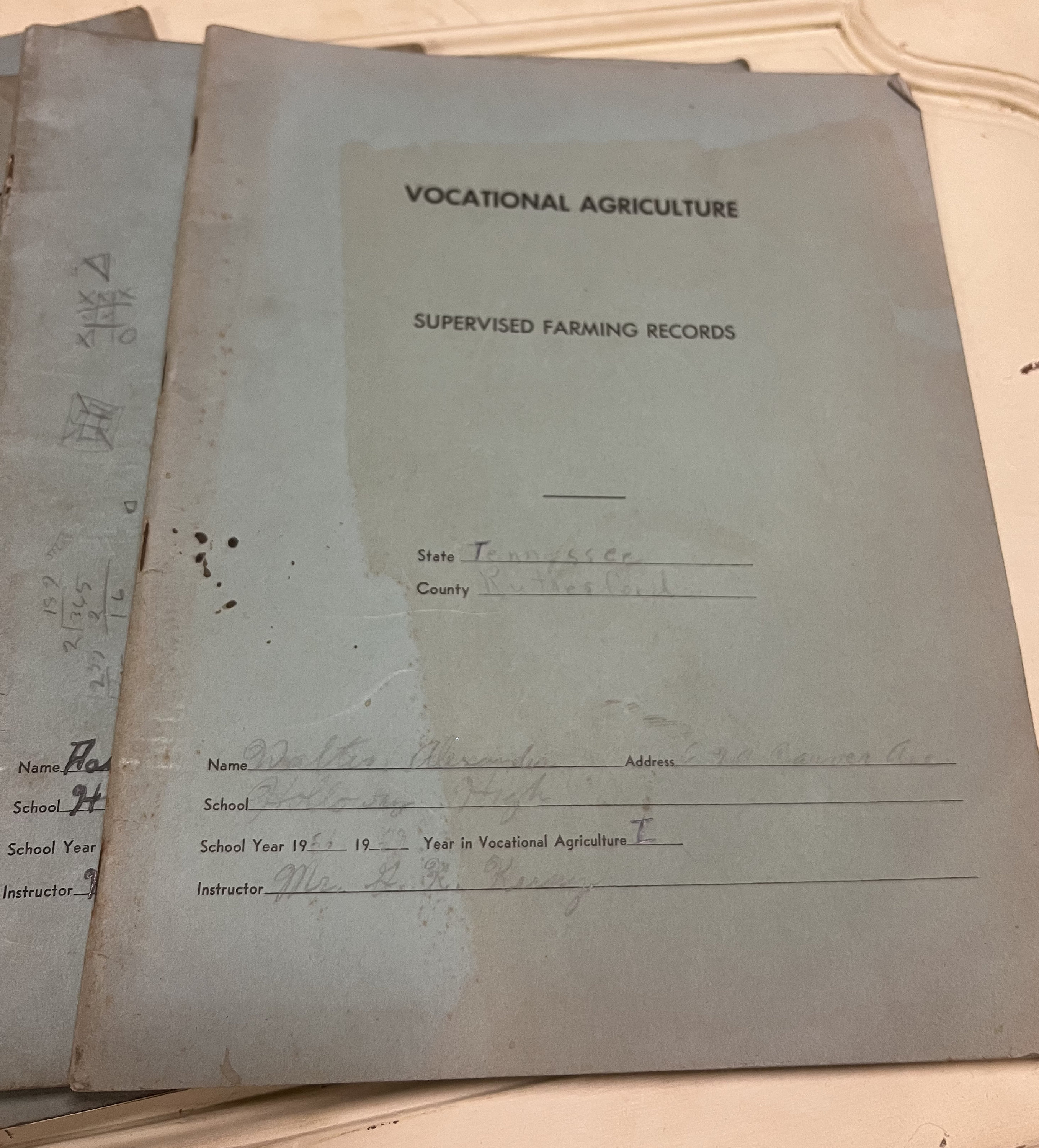 Vintage Farming School Workbooks 1950s - Etsy