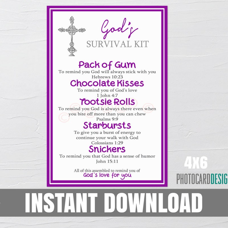 Survival Kit From God - Etsy