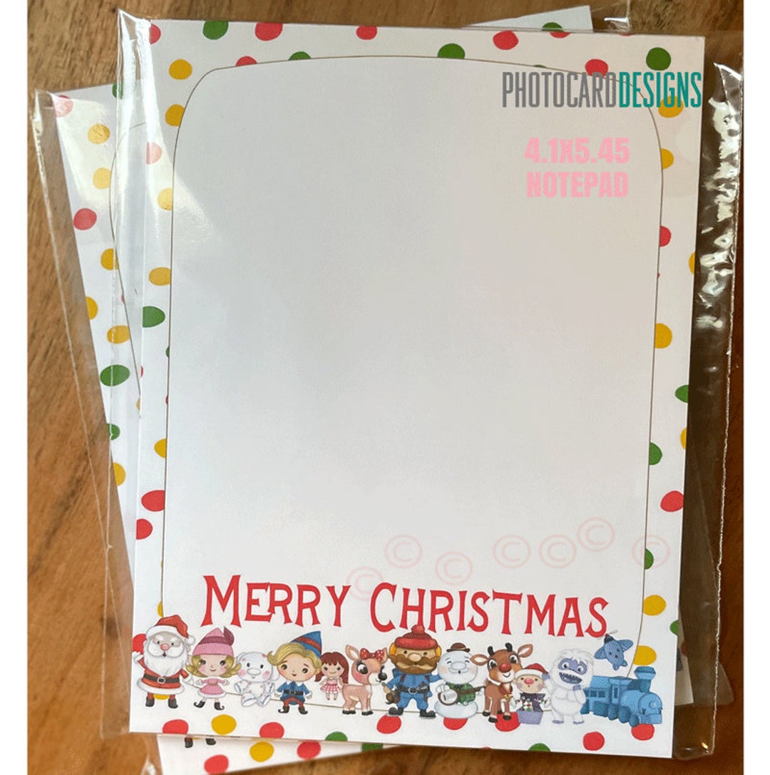 Vintage Christmas Notepad, Christmas Notepad, Tear off Notepad, to Do ...