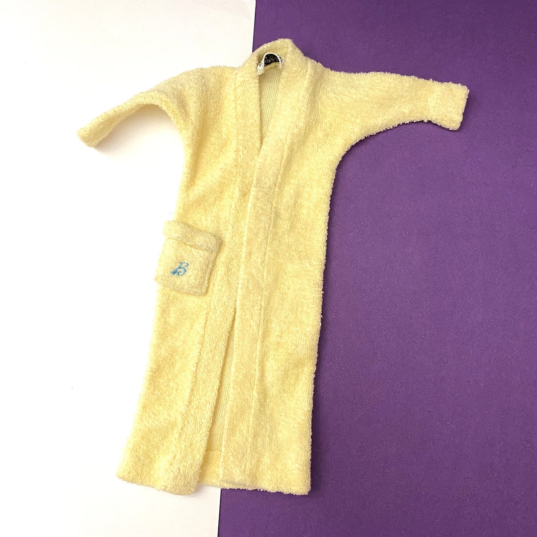 Vintage Barbie Yellow Bathrobe Singing in the Shower 988 Missing Belt ...