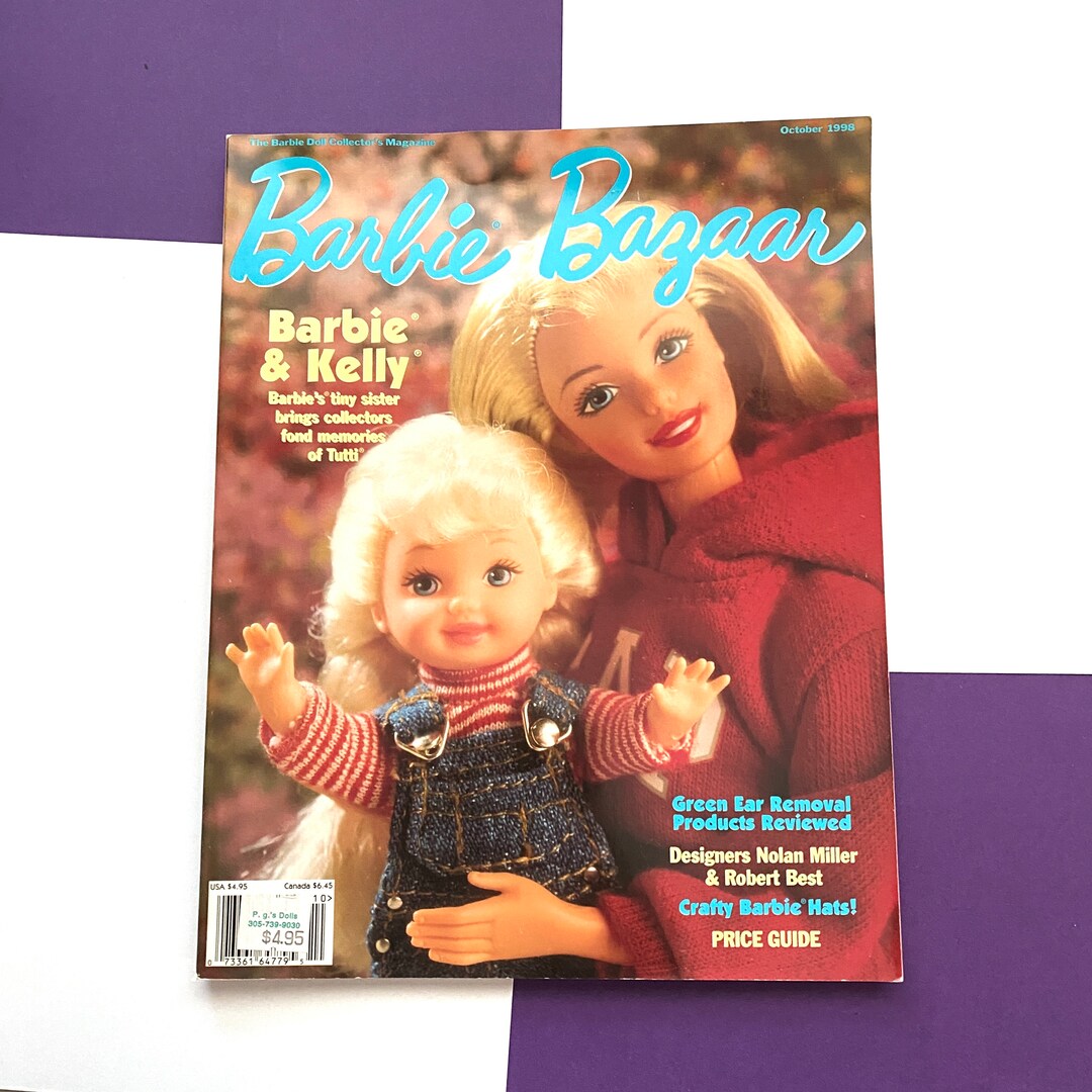 Barbie Bazaar Magazine October, 1998 Volume 10 Issue 6, Barbie & Kelly ...